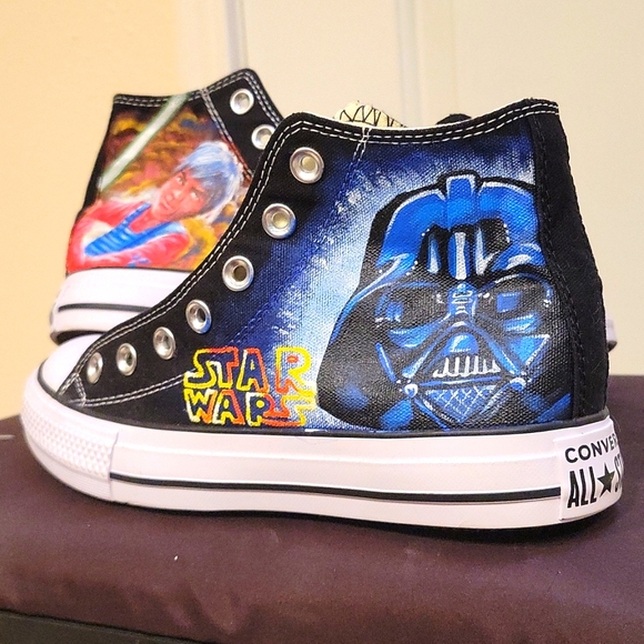 Converse | Shoes | Custom Star Wars Chucks | Poshmark